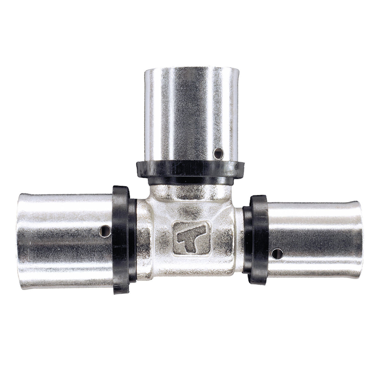 25 x 20 x 25mm MLCP Brass Press Tee Reducer – Underfloor Heating Online