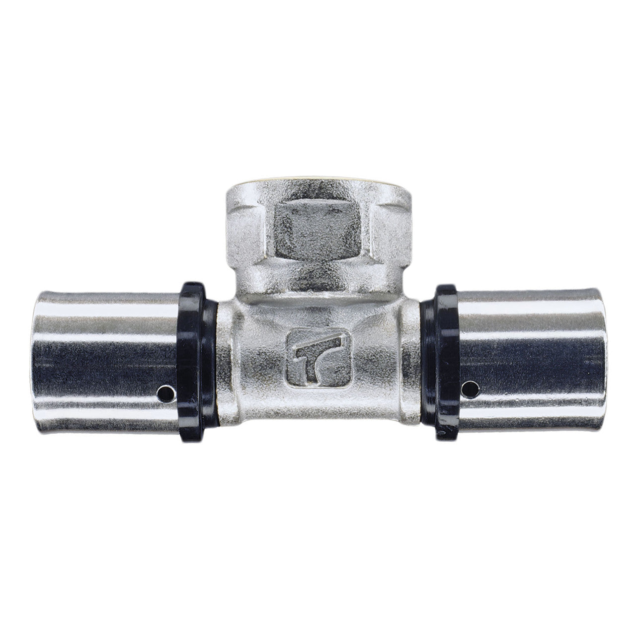 32x32x3/4" Brass Press Tee with 3/4" Female Adaptor – Underfloor ...