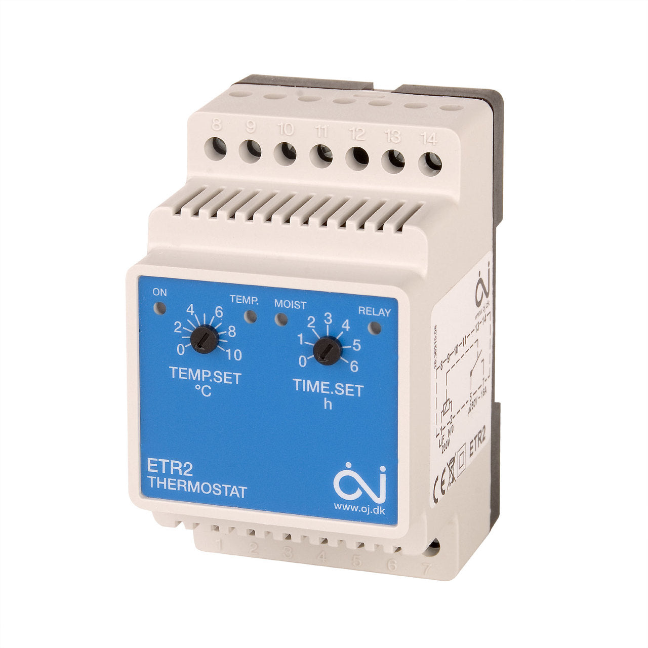 Din Rail Mounted Temperature Controller - NO SENSOR – Underfloor ...